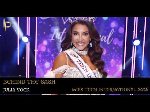 BEHIND THE SASH | Julia Yock, Miss Teen International 2026 | Comebacks, Mental Health & Simone Biles