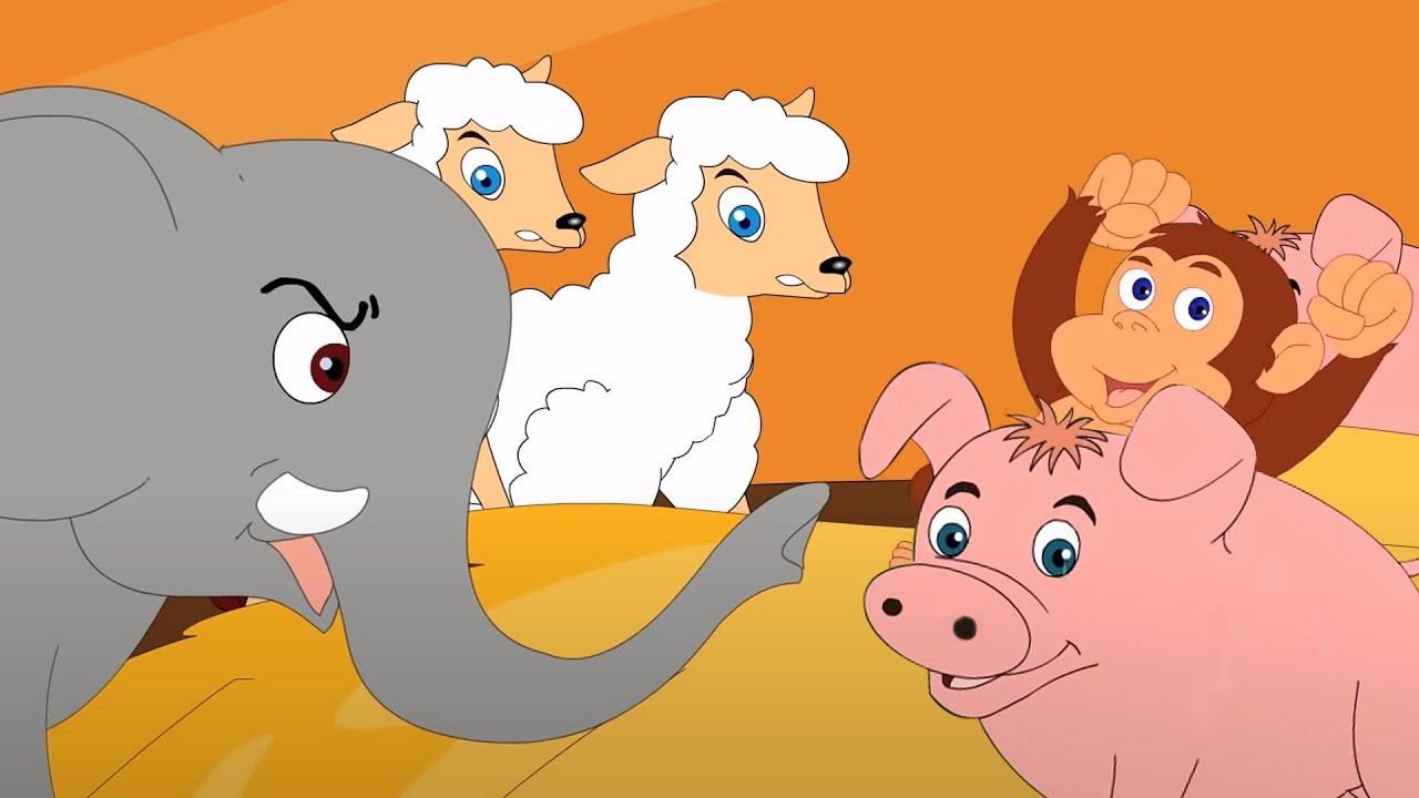 Animals Went in Two by Two, Numbers Songs and Children Rhymes - YouTube