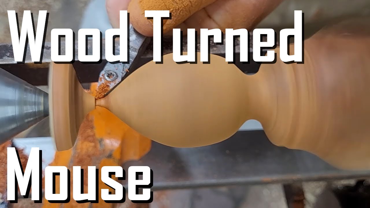 Check Out This Fun and Easy Wooden Mouse Project! #woodturning #mouse ...