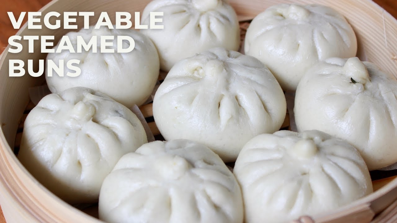 Delicious and healthy Veggie Steamed Buns 素菜包子 - YouTube