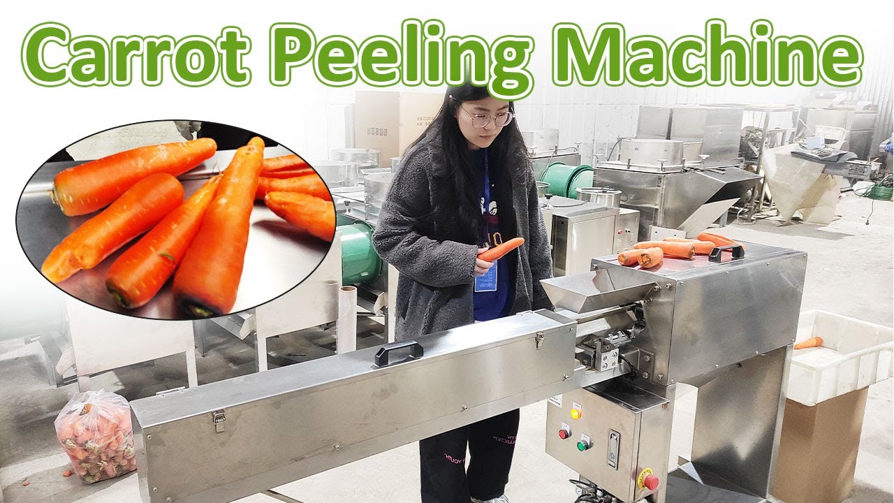 Industrial Carrot Peeling Machine: Perfect for High Volume Processing # ...