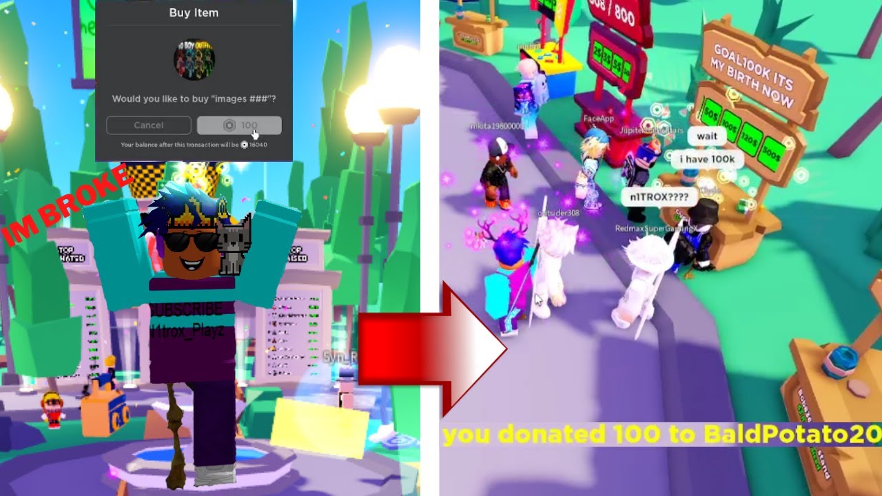 DONATING 100 RBX IF YOU GUESS THE COLOR - YouTube