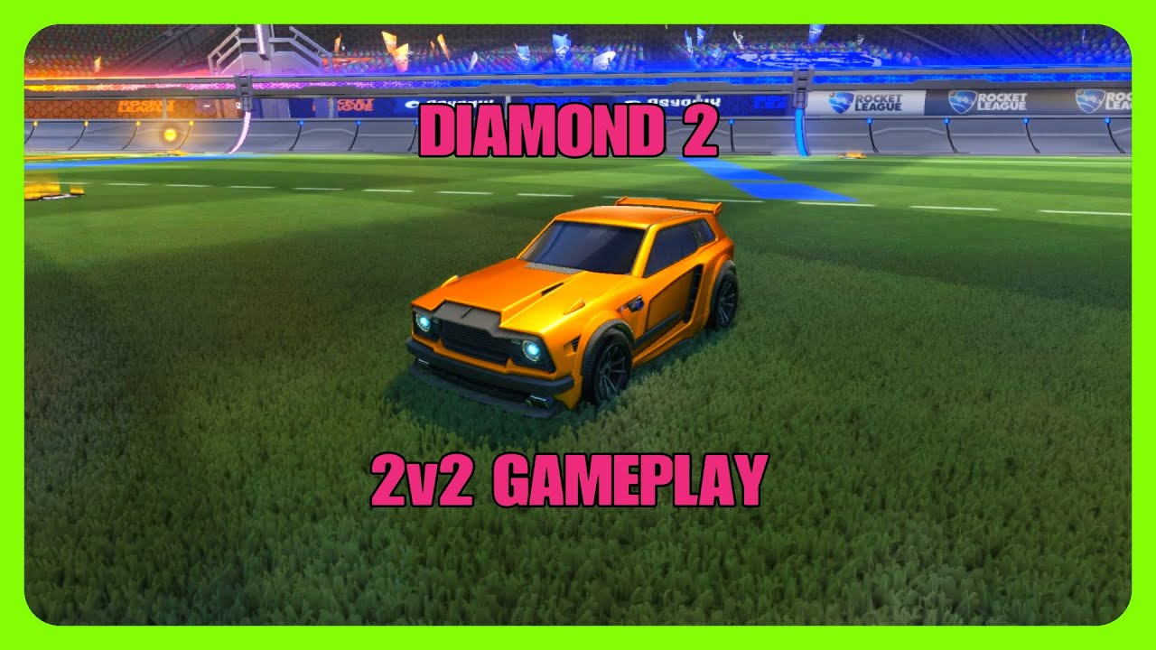 Rocket League Diamond 2 Ranked 2v2 Gameplay - YouTube