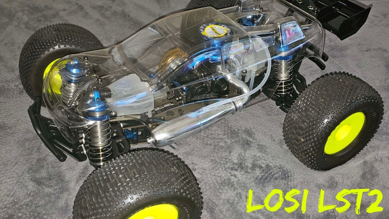 Rare LOSI LST2 Full Build! HARD ANODIZED BUILD (nitro rc) - YouTube