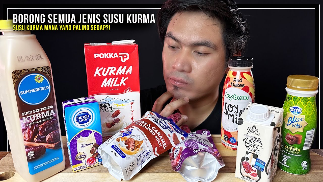 SUSU KURMA mana yang sedap menjadi pilihan Bulan Ramadan ni?! - YouTube