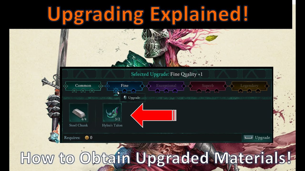 How to Upgrade Past Common in Avowed! How to Obtain Upgraded Materials ...