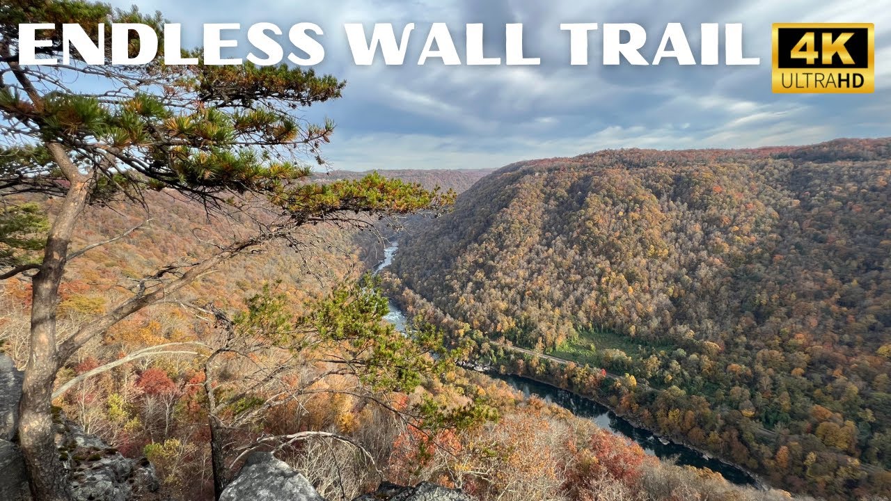 4K Endless Wall Trail Hike with @WhatTheHales In West Virginia - YouTube