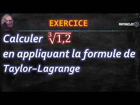 🔴MATHSCLIC EXERCICE | APPLICATION DE LA FORMULE DE TAYLOR-LAGRANGE AU ...