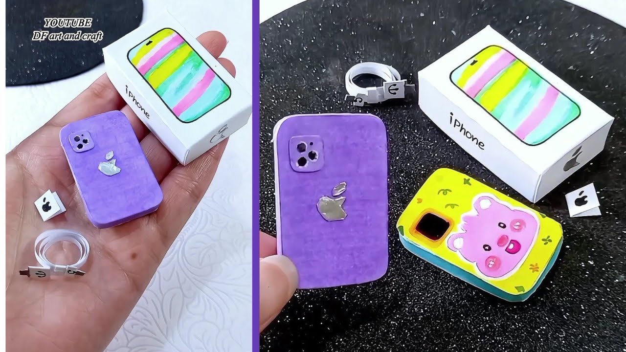 iPhone 16 Pro Max unboxing / miniature iPhone 16 Pro Max / diy iPhone ...