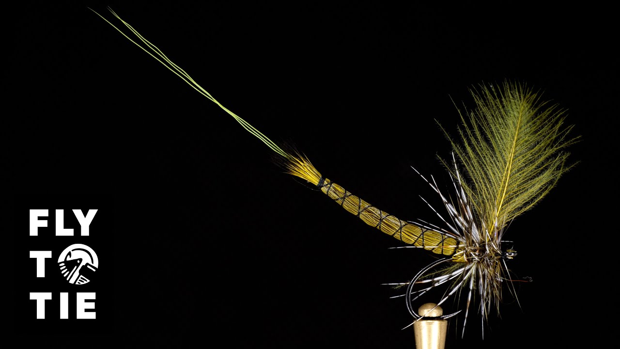 Deer Hair Detached Body Mayfly | FlyToTie Fly Tying - YouTube