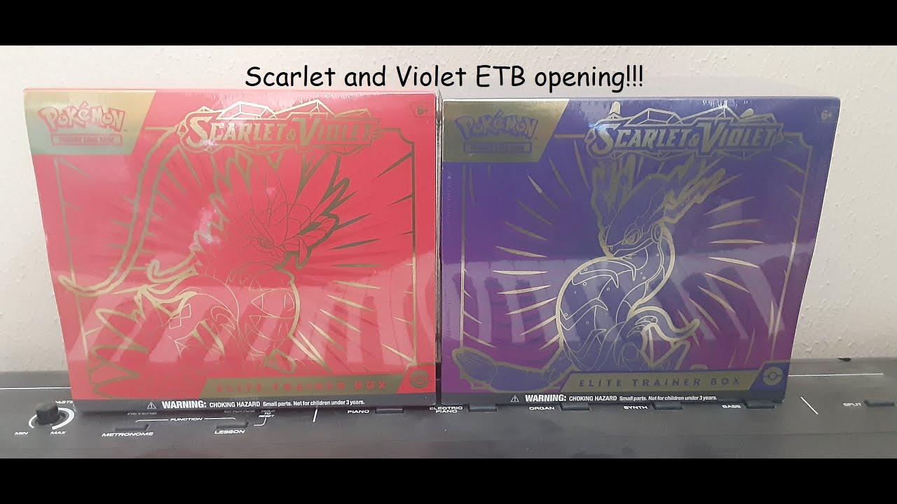 Pokemon Scarlet and Violet ETB opening!!!!! - YouTube