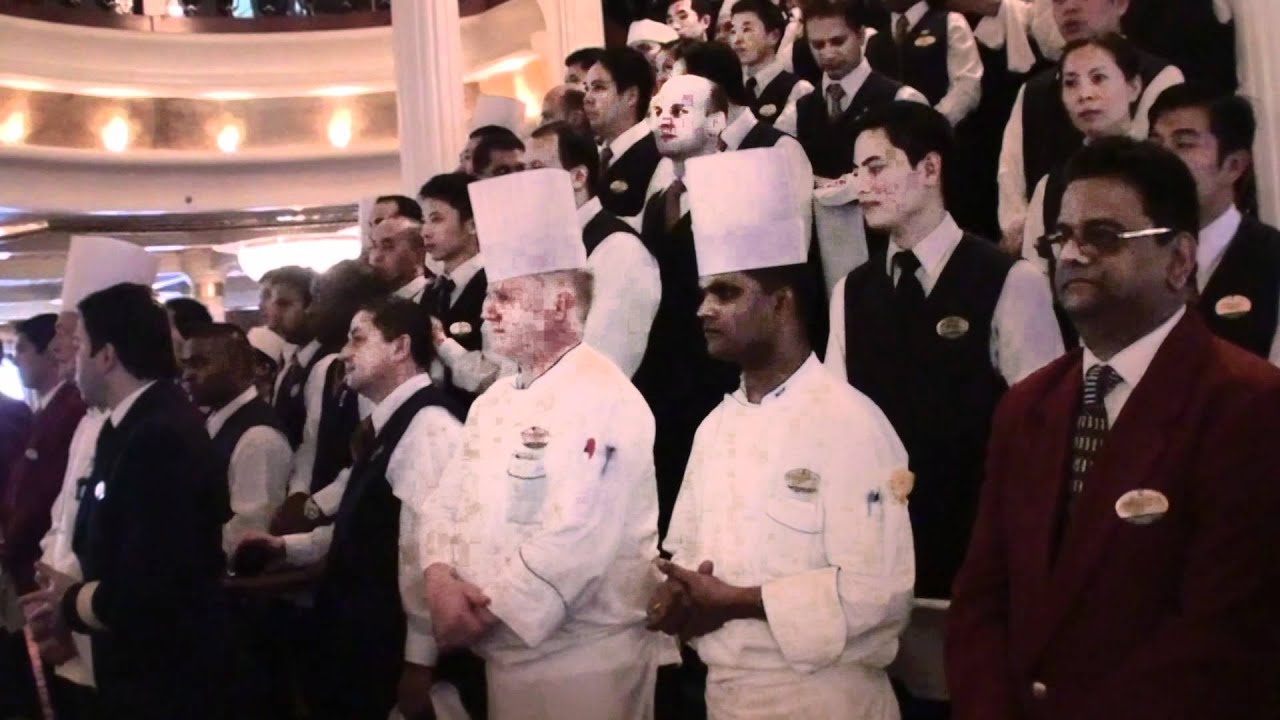 Voyager of the Seas waiter parade choir.mp4 - YouTube