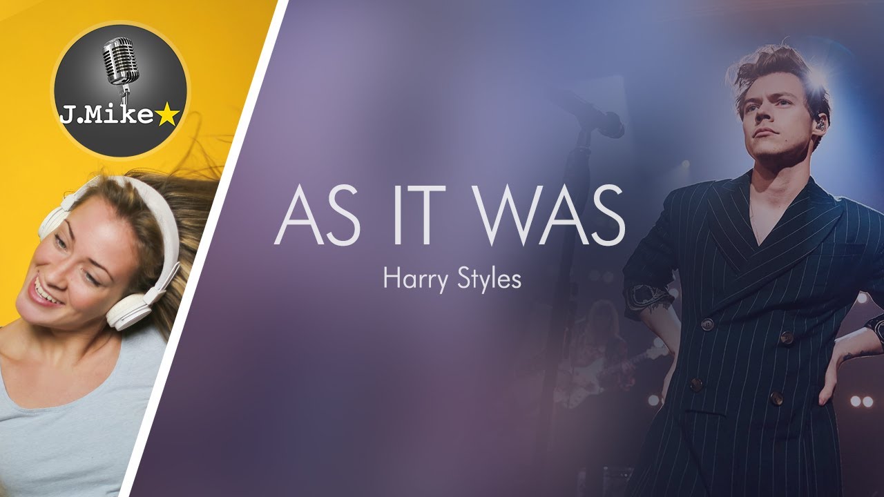 🎙️As It Was - Harry Styles - Instrumental w backing vocals - YouTube