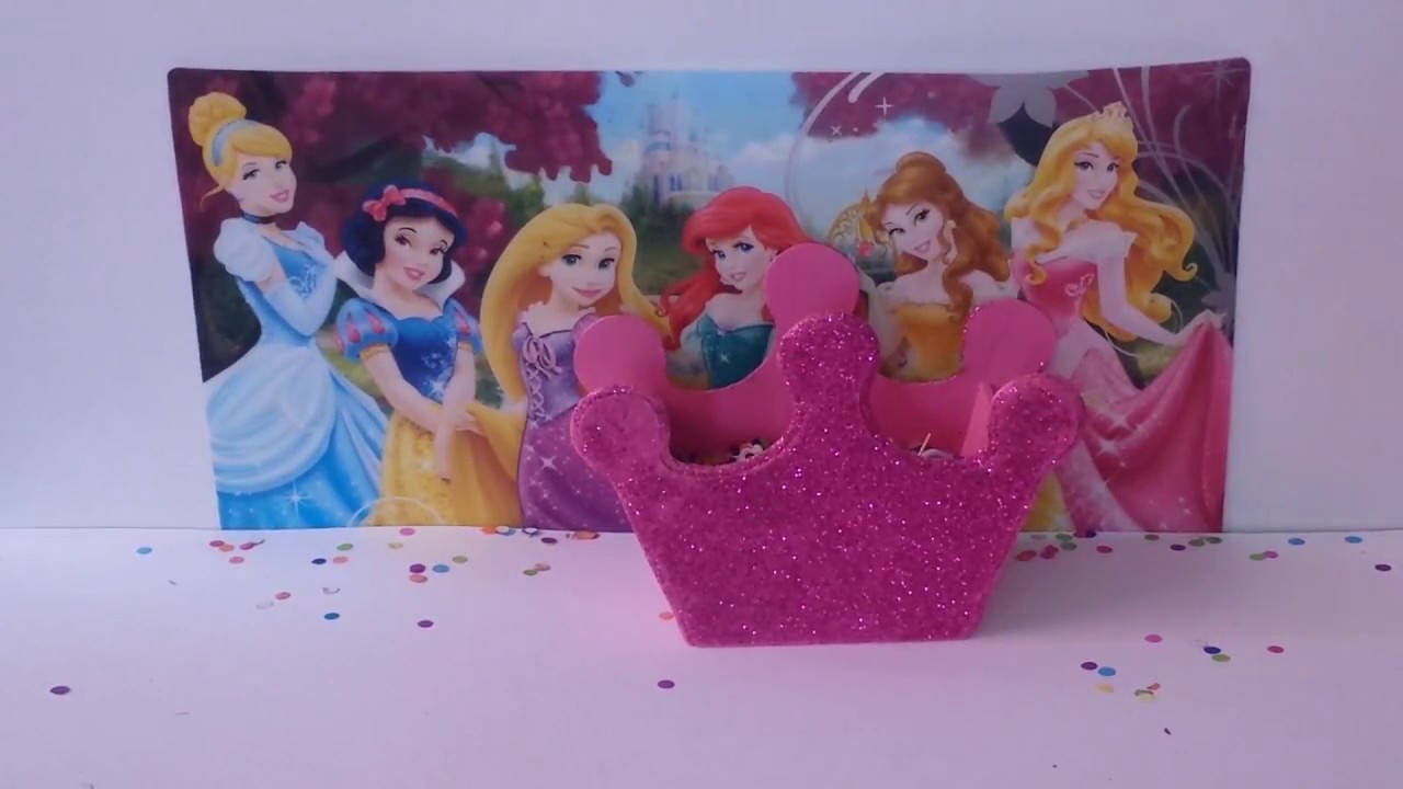 Corona con sorpresas en confetti - YouTube