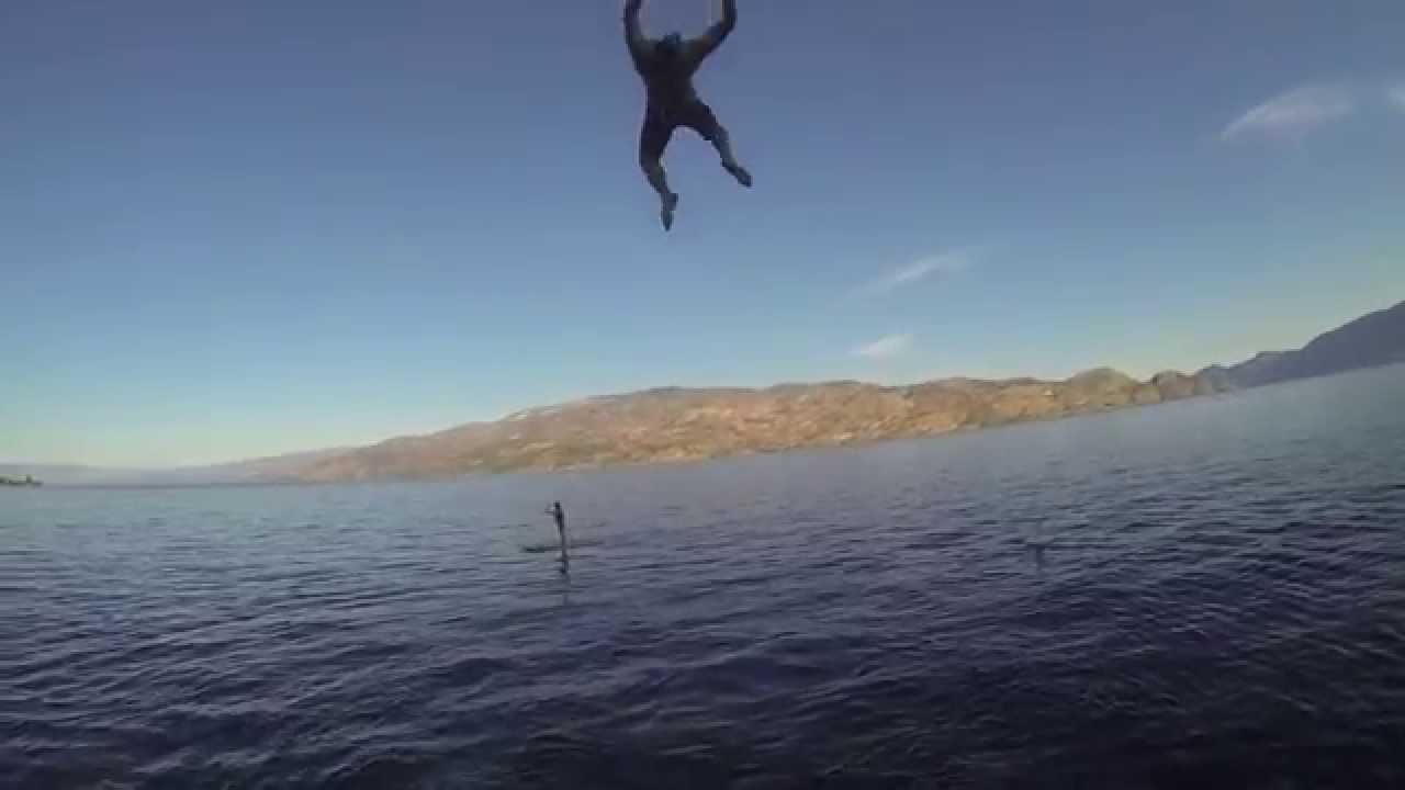 Diving Boards, Rope Swing and Water Slides - YouTube