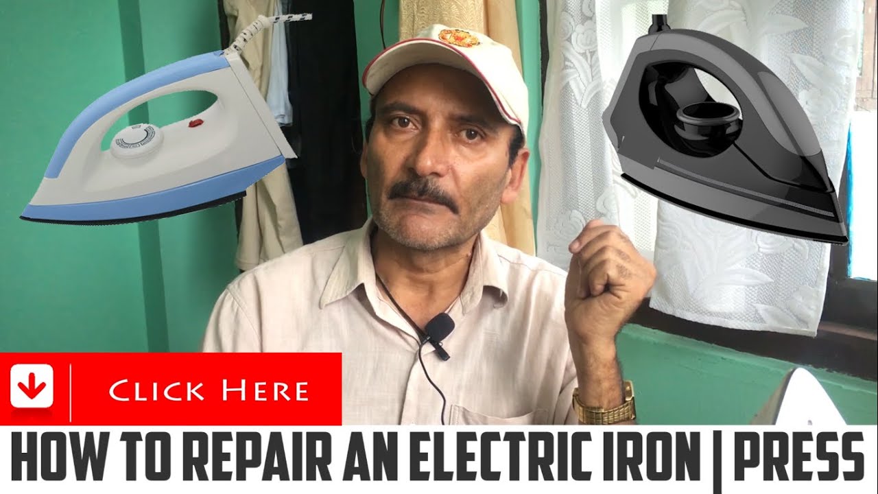 How to Repair an Electric Iron | Press | At HOME - YouTube