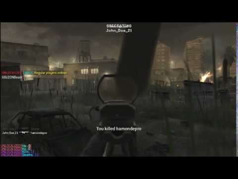 Call Of Duty 4 Hacker (John_Doe_21) - YouTube