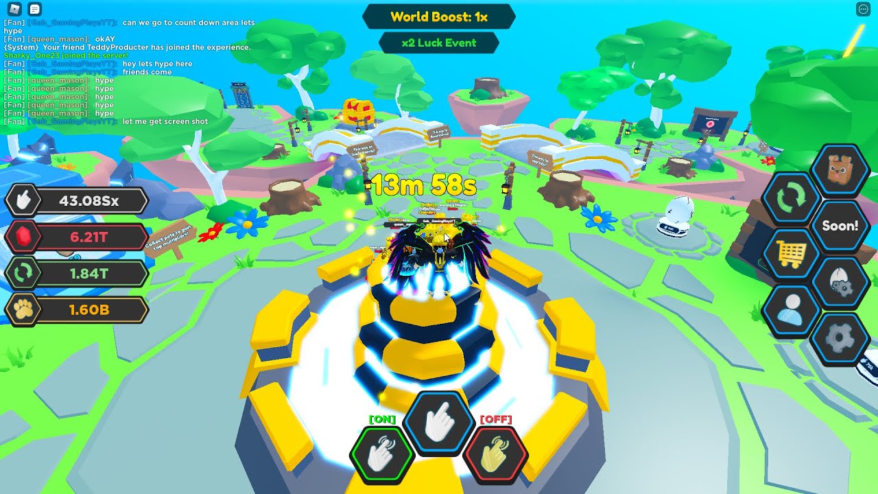 Live Waiting The New Update 1M Visits Tapping Legends X (Roblox) - YouTube