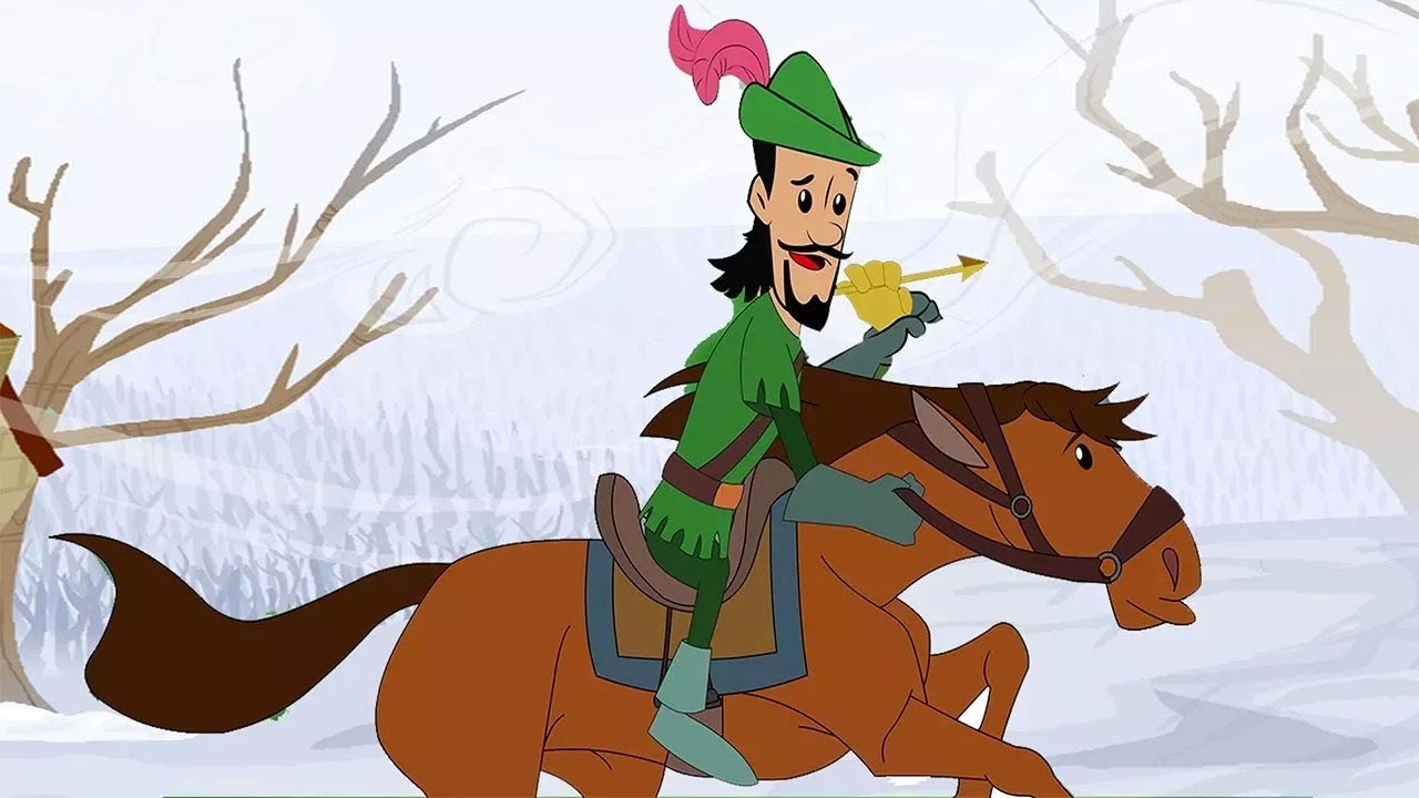 Robin Hood and The Golden Arrow - English Fairy Tales - Animated ...