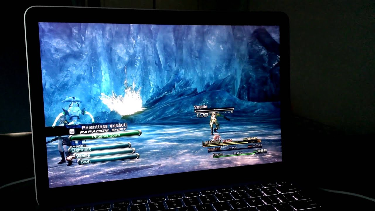 Final Fantasy XIII (Steam ver. ) on Macbook Pro Retina 13'' (Mid 2014 ...