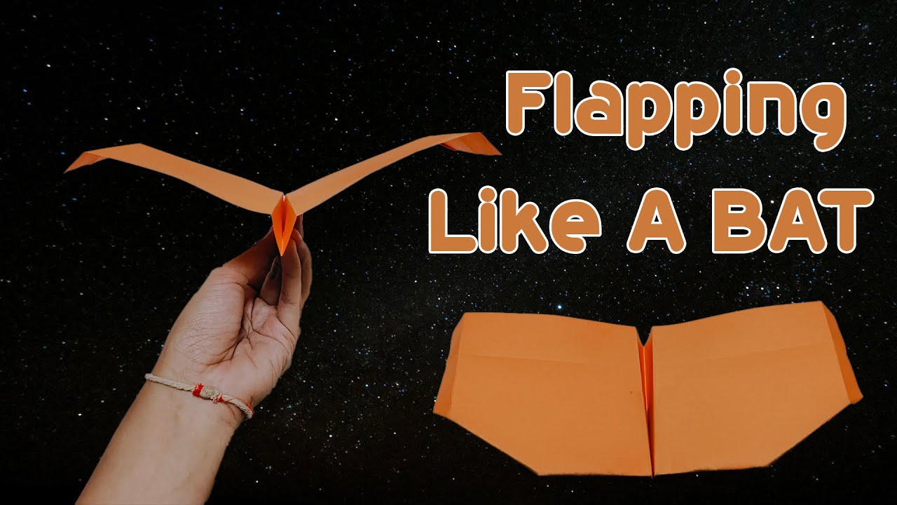 flapping wings paper plane ! How To Make a paper airplane fly like a ...