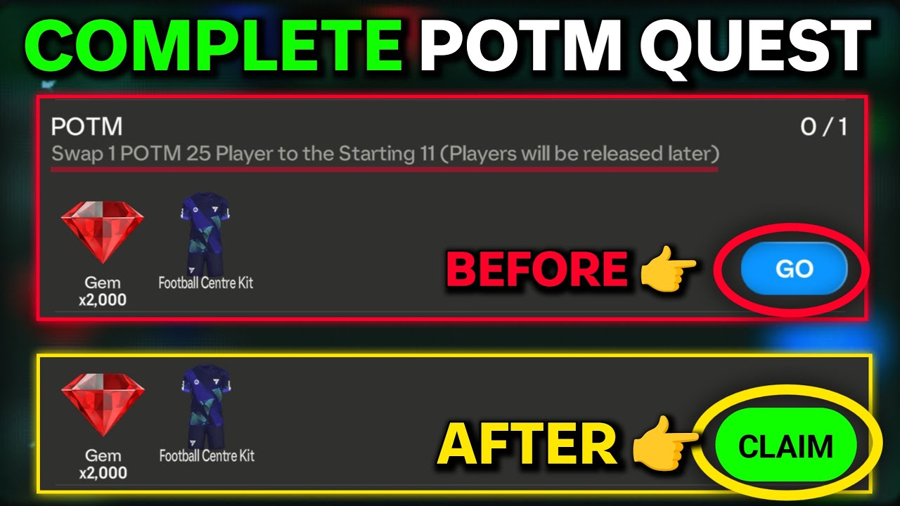 How To Complete POTM Quest in FC Mobile | Earn Millions POTM Investment ...