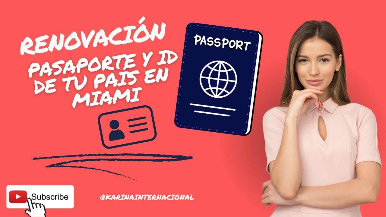 📃👌 Cómo RENOVAR PASAPORTE o DNI de tu PAÍS en Florida 2023 - YouTube