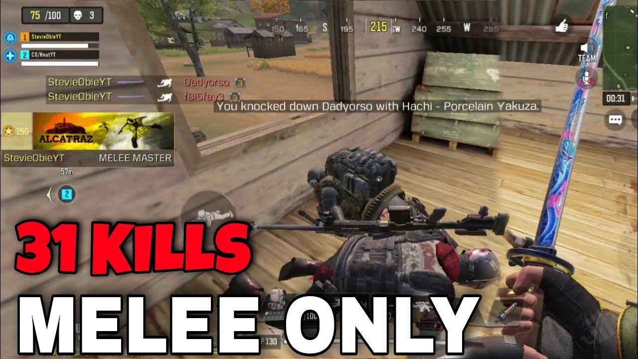 Melee Only Challenge in COD Mobile Battle Royale | Duo vs Squads ft ...