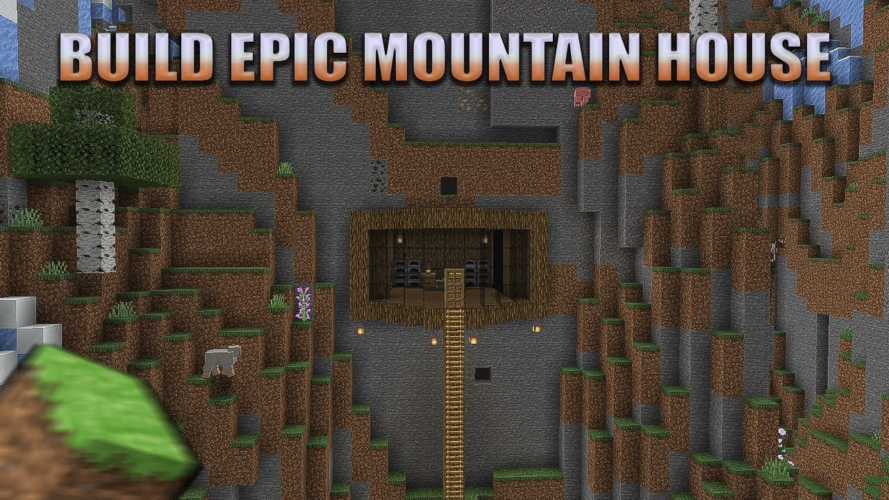 BUILD EPIC MOUNTAIN HOUSE IN MINECRAFT - YouTube