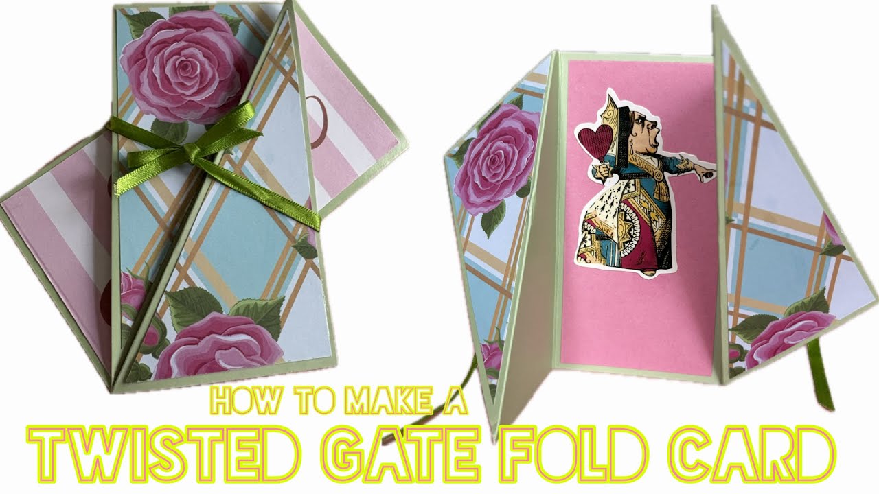 How to make a Twisted Gate Fold Card - YouTube