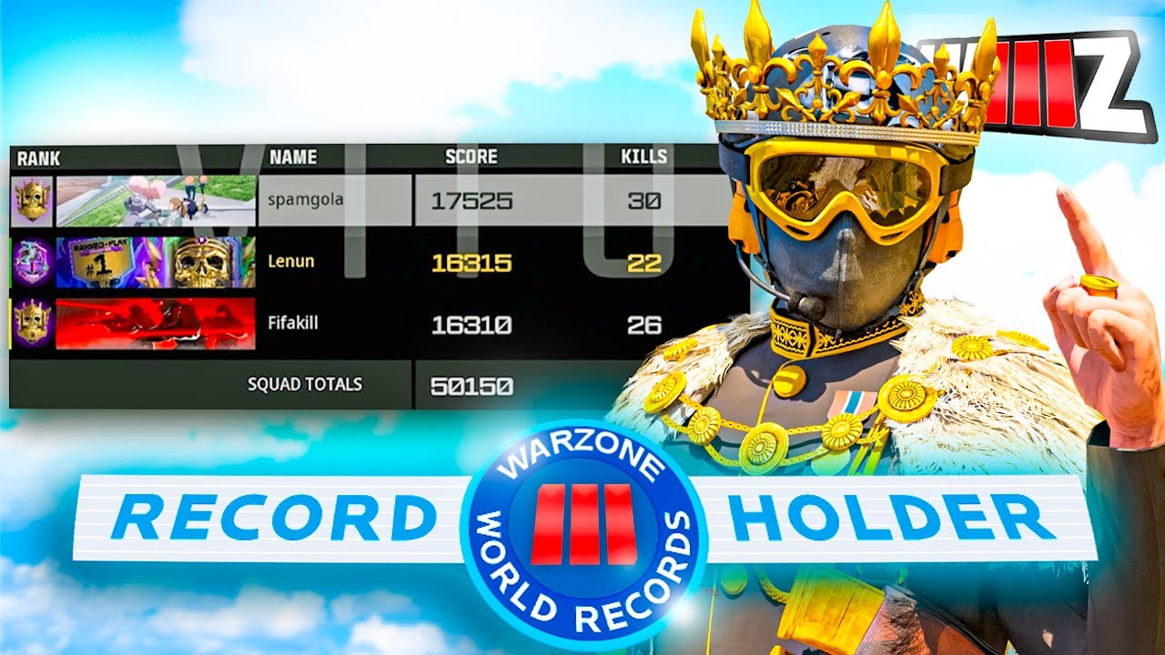 We Set The *NEW WORLD RECORD* in RANKED PLAY on WARZONE 3 w ...