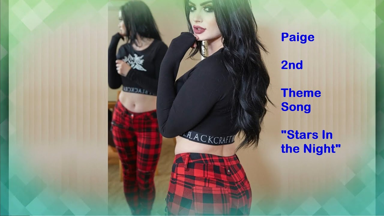 WWE Paige 2nd (Theme Song) 🎵 Stars In the Night - YouTube