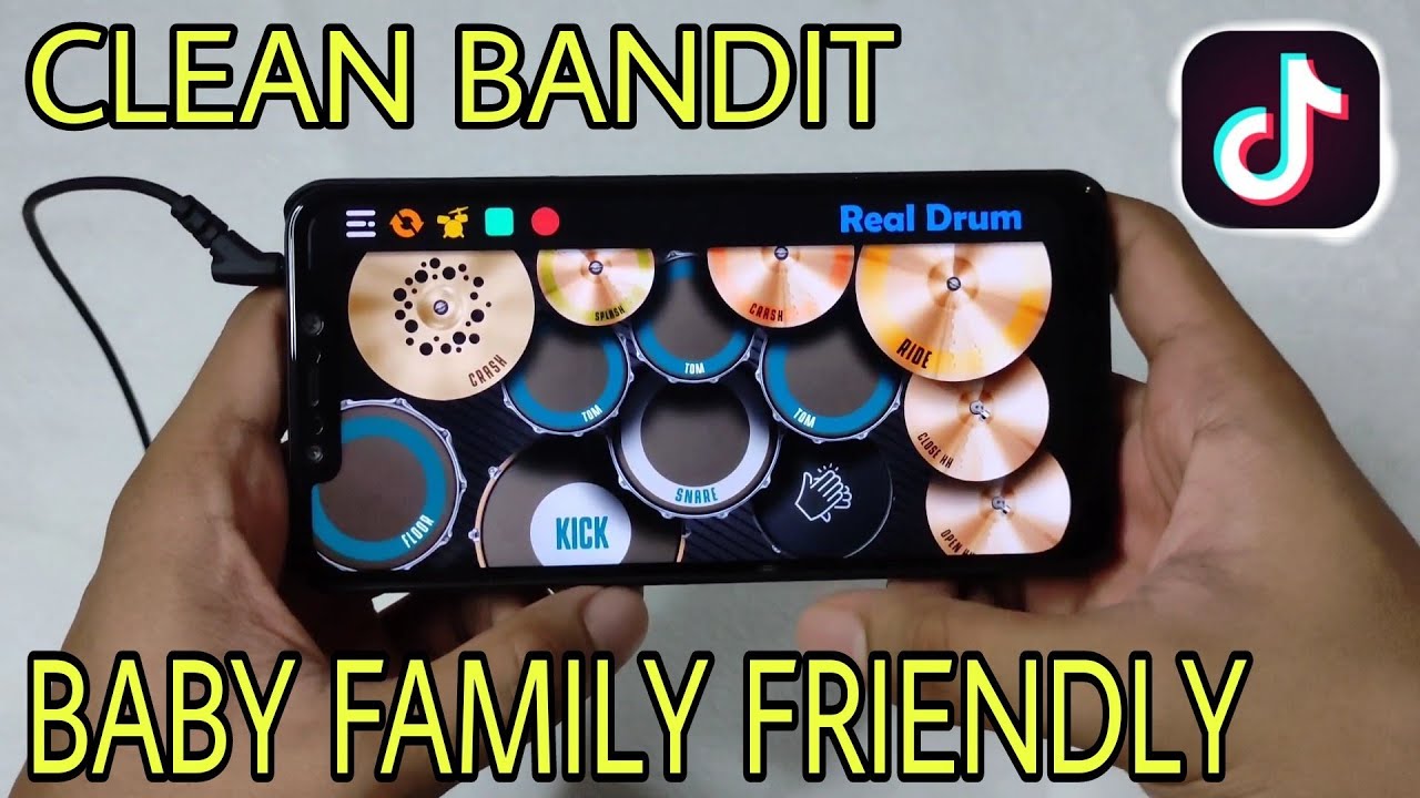 DJ BABY FAMILY FRIENDLY (CLEAN BANDIT) - LAGU TIK TOK VIRAL | REAL DRUM ...