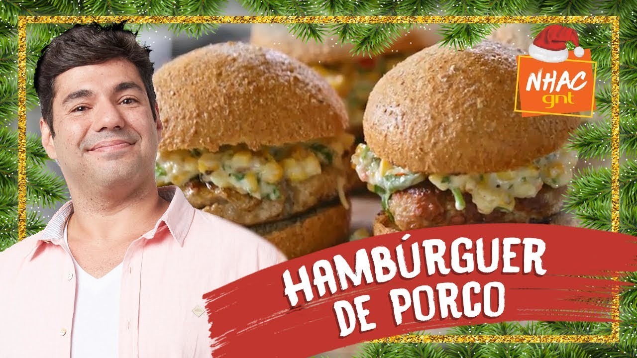 Hambúrguer de copa lombo com creme de milho gratinado na brasa | Felipe ...