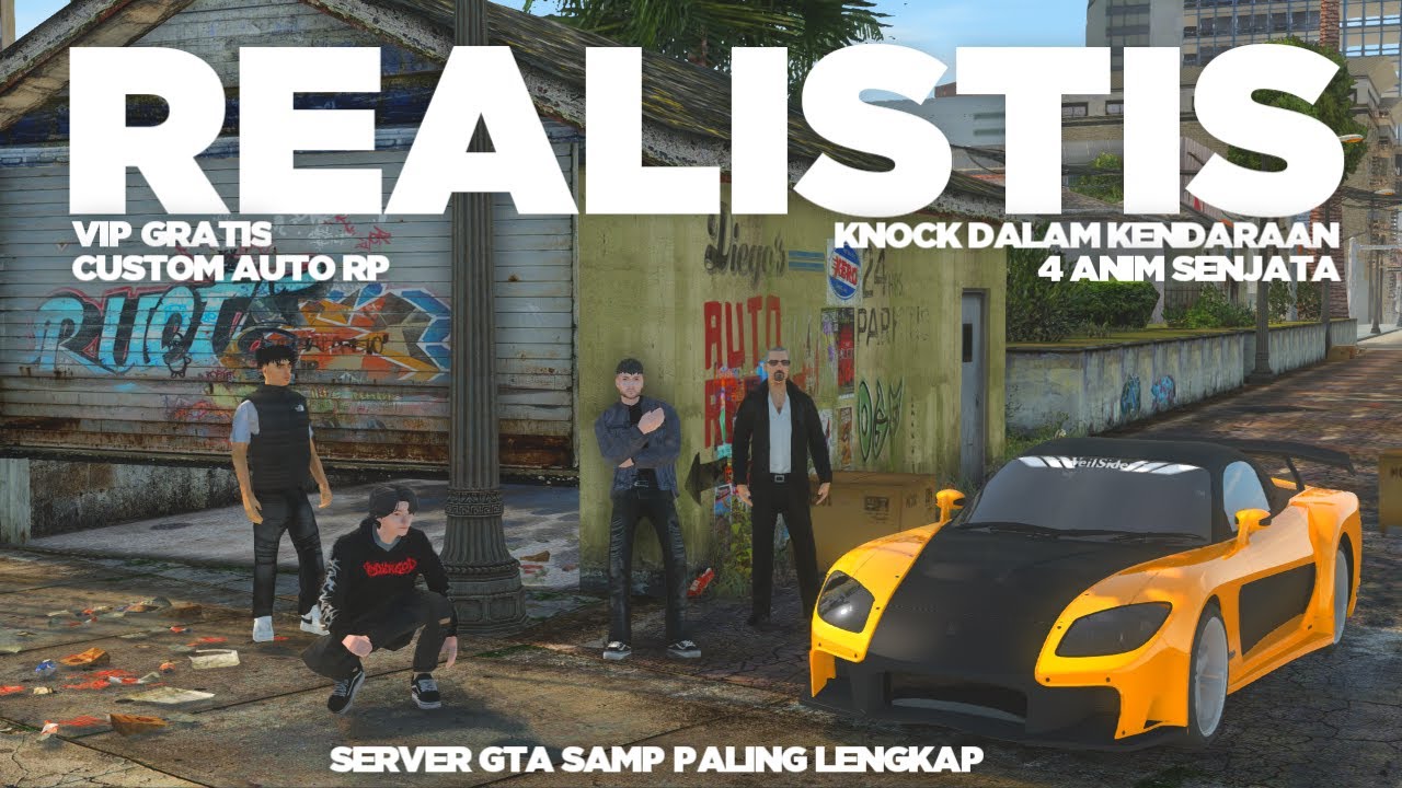 SERVER GTA SAMP PALING LENGKAP + REALISTIS !! GTA SAMP ANDROID PC - YouTube