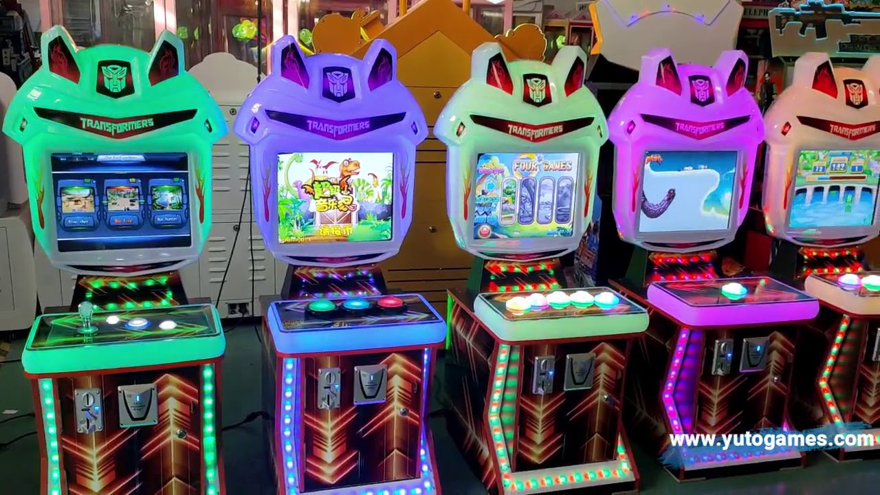 Transformers Cabinet Kids Video Game Machine - YouTube