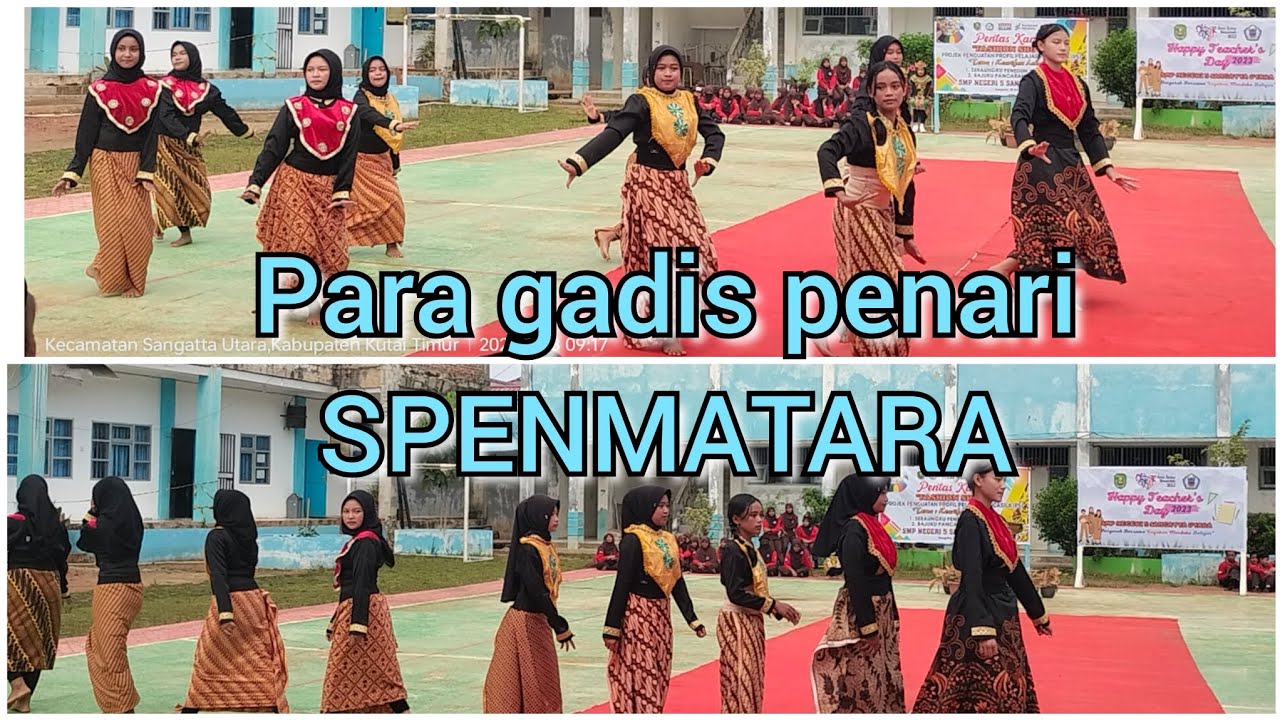 BAKAT MENARI SISWA SPENMATARA || TARI JEPEN YANG INDAH DALAM ACARA HGN ...