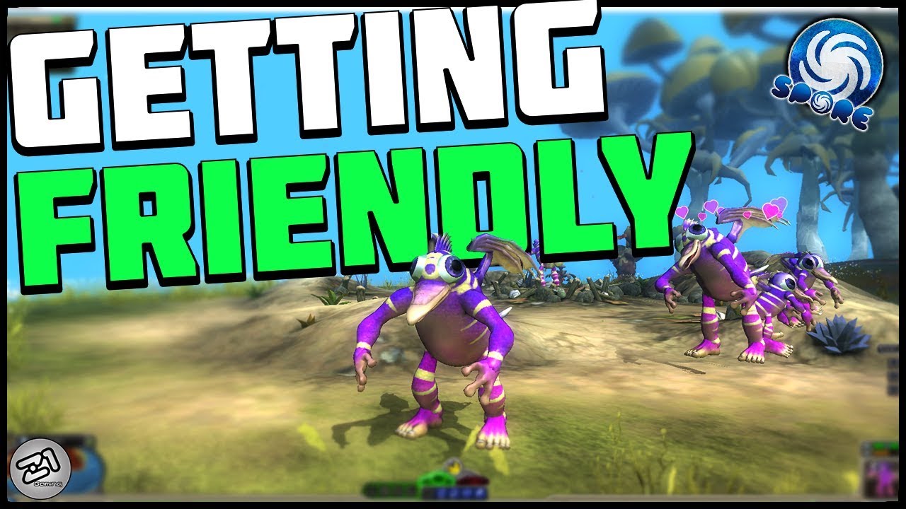Making Friends ! Spore Gameplay E2 Z1 Gaming - YouTube