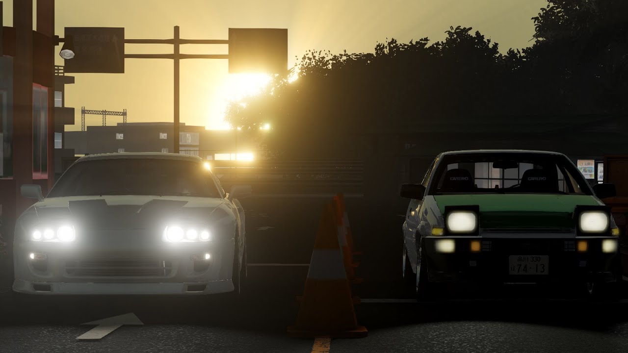 Toyota Trueno AE86 | AE86 Keiichi Tsuchiya Vs Supra | Initial D ...