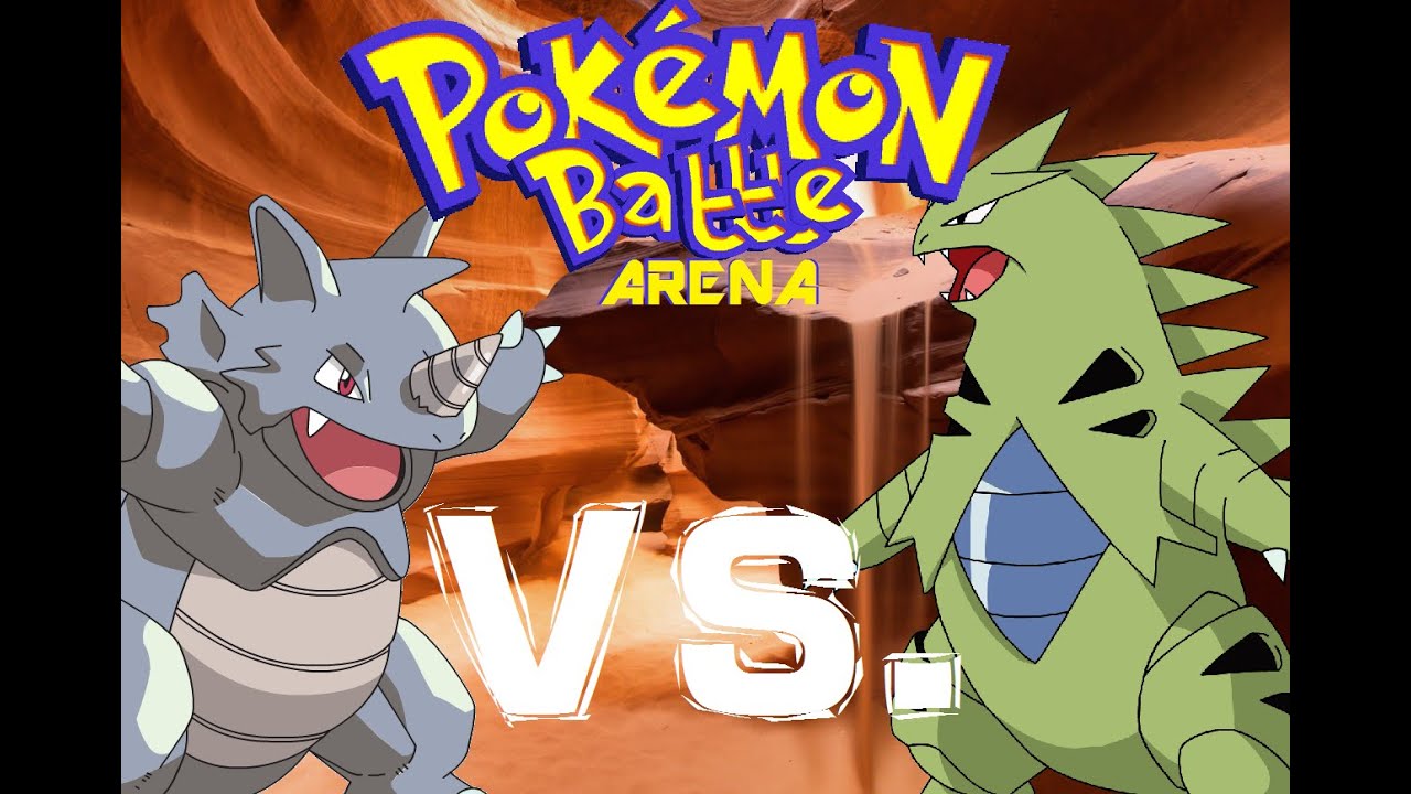 Rhydon Vs. Tyranitar -:: Pokemon Battle Arena::- - YouTube
