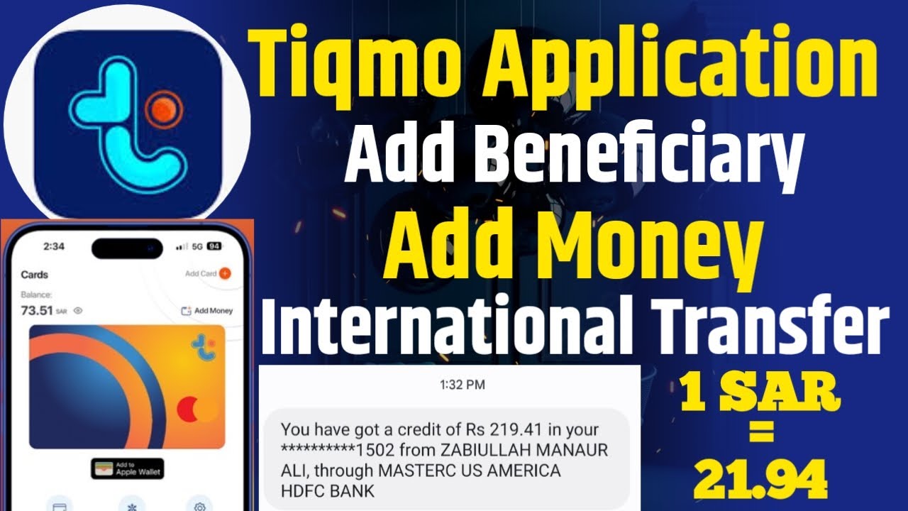 How To Add Beneficiary In Tiqmo Account | Tiqmo App Me Bank Account ...