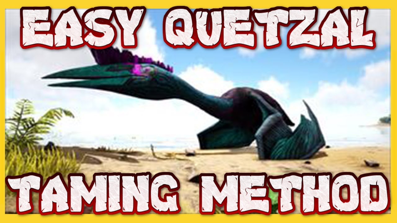 Ark Survival Evolved : Genesis Part 2 Easy Quetzal Taming Method - YouTube