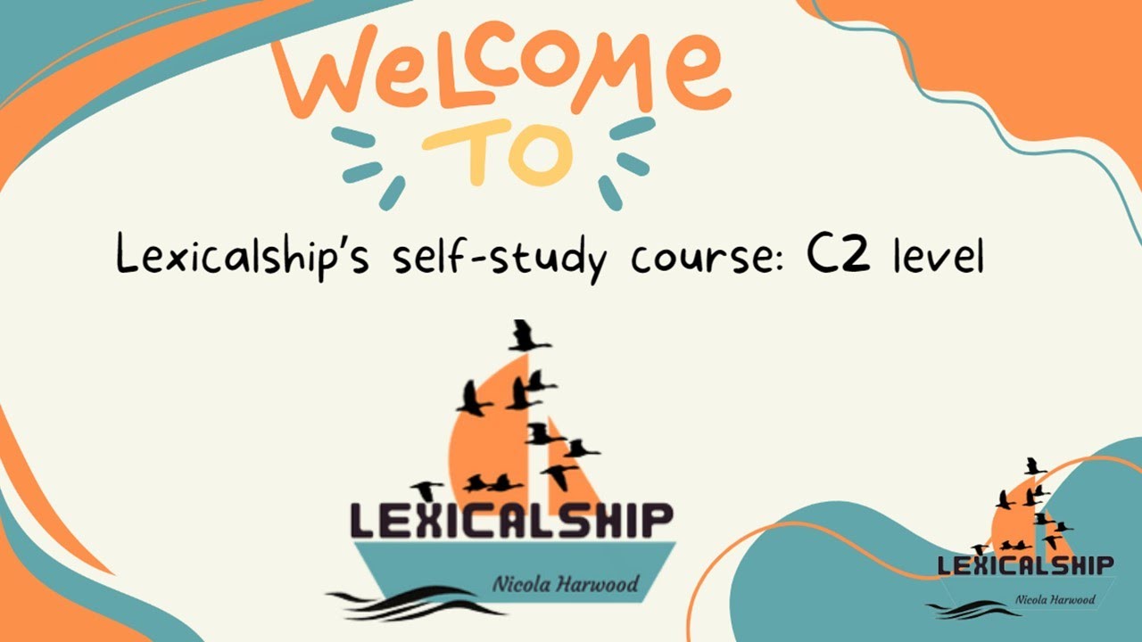Self study lexical course for C2 level - YouTube