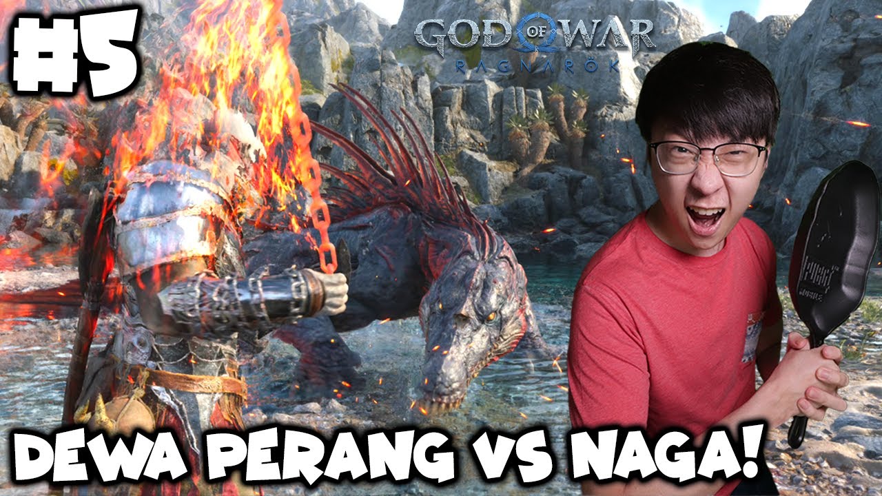 Senjata Dewa Perang Akhirnya Dipake Melawan Naga - God of War Ragnarok ...