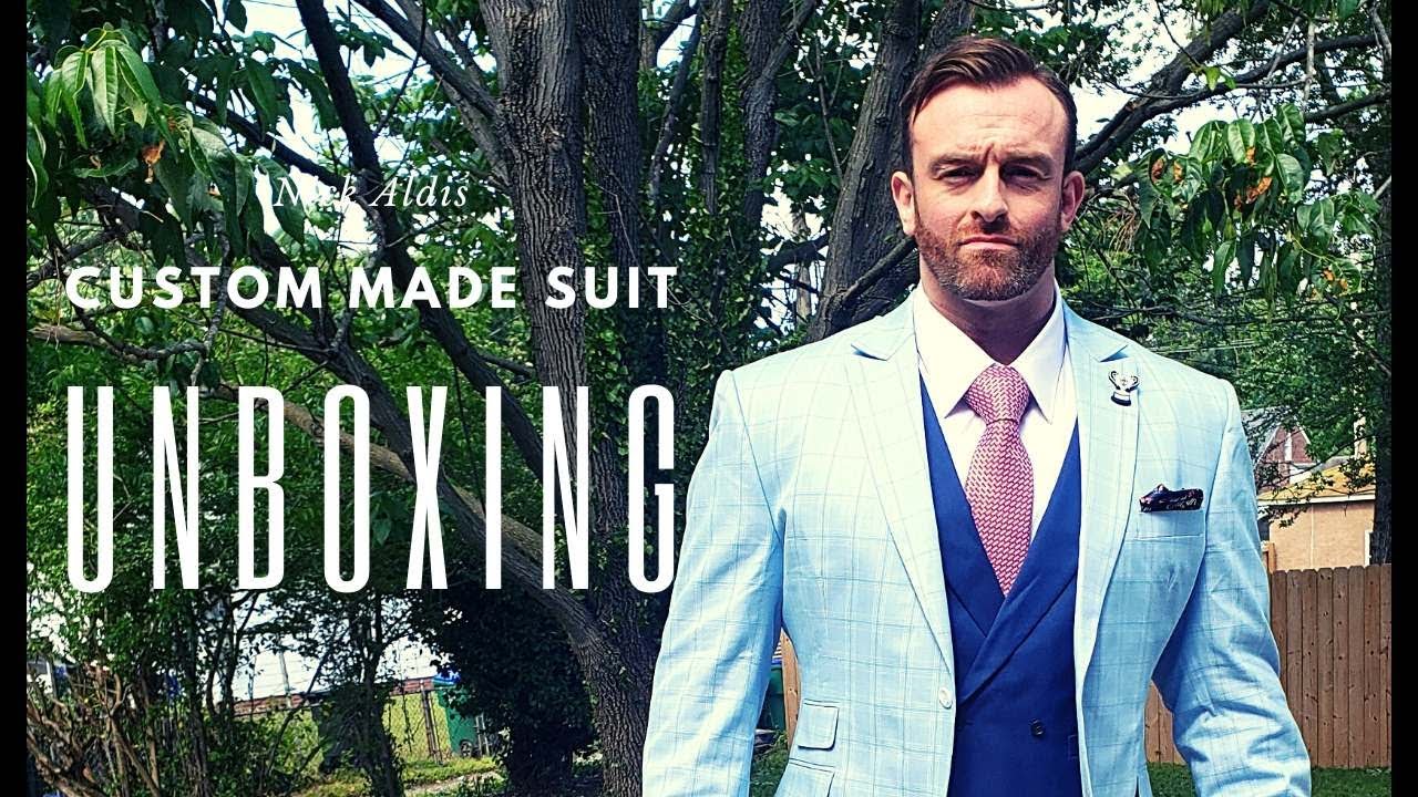 Unboxing my new Custom-made suit from The Nick Aldis Collection by ...