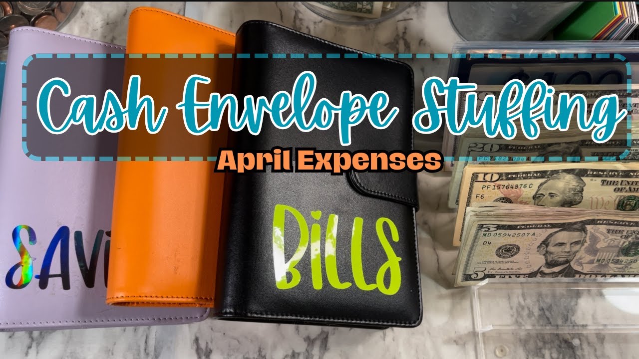 Cash Envelope Stuffing | Monthly Salary | April Expenses - YouTube