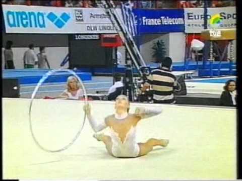 IRINA KOBETZ euromasters 1999.patras. aro(hoop) ukr/blrs - YouTube