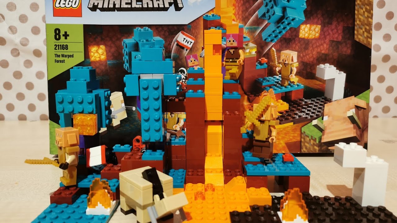 LEGO MINECRAFT The Warped forest set 21168 build and Toy Review - YouTube