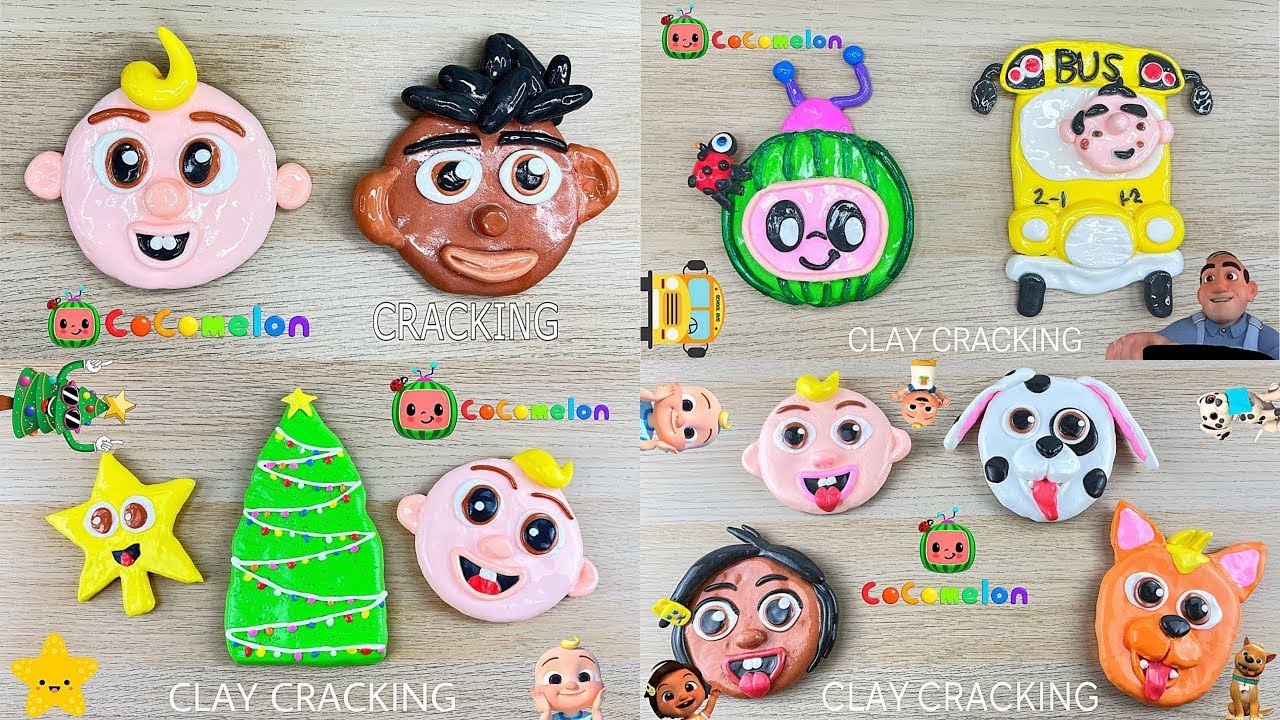 CoComelon Clay Cracking Collection 코코멜론 클레이 크래킹 컬렉션 - YouTube
