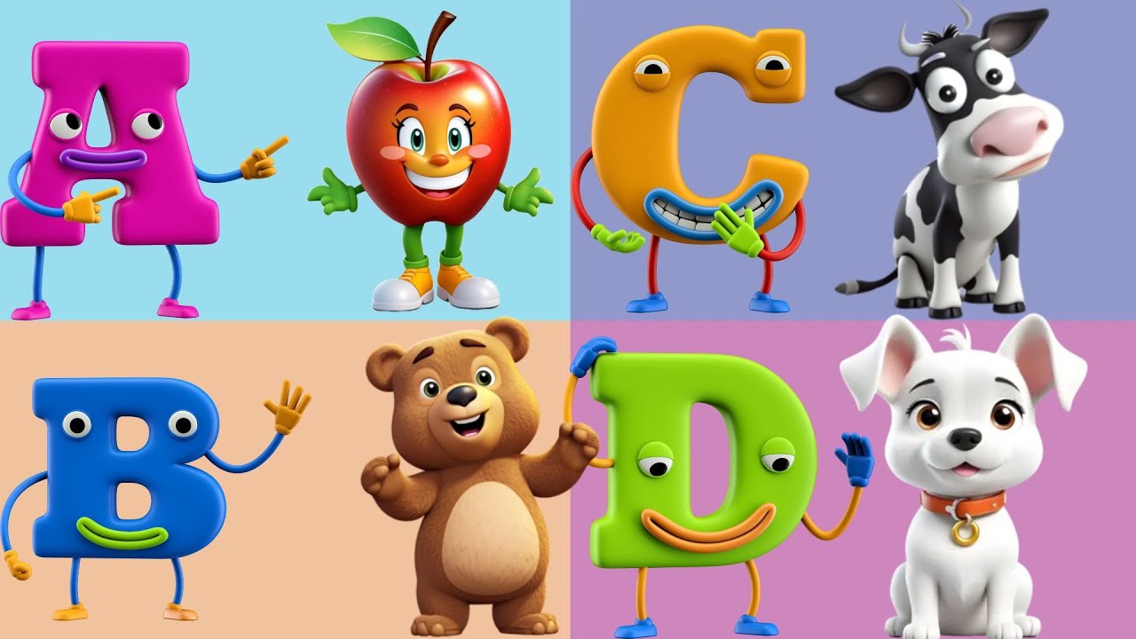 ABC and 123 Songs | Learn ABCD & Phonics with Fun Songs for Toddlers ...